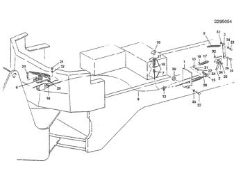 China 2295054 FUEL FLOW CONTROL Kobelco parts WLK15 for sale