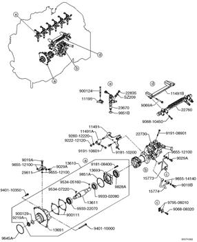 China 22100-E0110 Pump Assembly, Fuel, Start Year: 01-SEP-10 Kobelco parts SK485-8 for sale