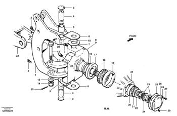 China CH30559 Bearing bushing Volvo.Heavy parts G700 MODELS, G700B MODELS for sale
