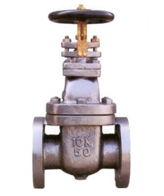 중국 JIS 해상 Cast STEEL GATE VALVE JIS F7363C/7366 판매용