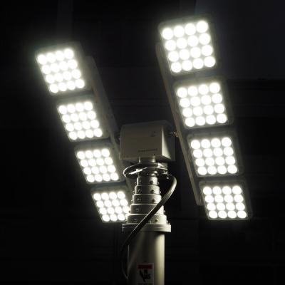 China van de de LEIDENE van 8pcs 600W Aftasten van de het Materiaalplaats Brandbestrijders het Draagbare Verlichting van Lighthead Te koop