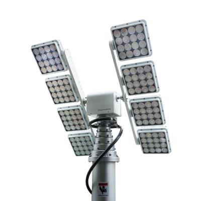 China van de de LEIDENE van 8pcs 600W Aftasten van de het Materiaalplaats Brandbestrijders het Draagbare Verlichting van Lighthead Te koop