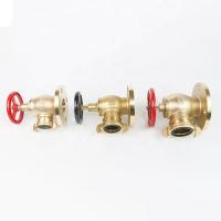 China Customized Brass Natural Or Red Painted Right Angle Fire Hydrant Angle Valve for sale