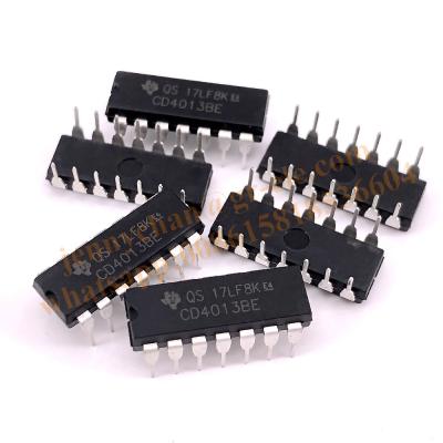 China The new original CD4013BE double D trigger is inserted into DIP-14 for sale