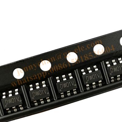 China New original DW01V patch SOT23-6 DW01 upgraded lithium battery charging protection chip IC for sale