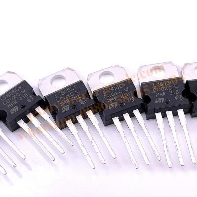 China New original L7808CV L7808 three-terminal voltage regulator circuit TO-220 for sale