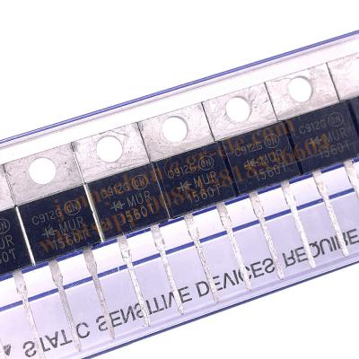 China MUR1560T 1560T 15A 600V in-line TO-220-2 fast recovery diode for sale