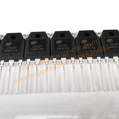 China SFR25U20PN rectifier diode welding machine Triode 25A200V 25U20PN new original TO-3P for sale