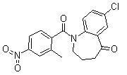 China 7-Chloro-1,2,3,4-tetrahydro-1-(2-methyl-4-nitrobenzoyl)-5H-1-benzazepin-5-one cas no 137982-91-3 for sale