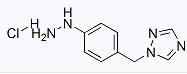 China Rizatriptan Benzoate intermediate [4-(1,2,4-Triazole-1-yl)methylphenyl ]hydrazine hydrochloride cas no 154748-67-1 for sale