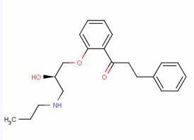 China Cardiovascular Intermediates Propafenone CAS 107381-31-7 Pharmaceutical Raw Powders for sale
