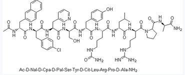 China offer APIs Cetrorelix cas no 120287-85-6 for sale