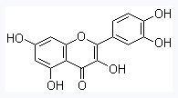 China Quercetin CAS 117-39-5 Respiratory System Agents 3,3',4',5,7-pentahydroxyflavone for sale