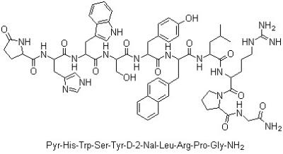 China supply  Active Pharmaceutical Ingredient Nafarelin cas no 76932-56-4 for sale