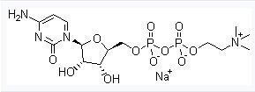China Cytidine 5'-diphosphocholine Sodium Salt Dihydrate , Citicoline Sodium CAS 33818-15-4 for sale