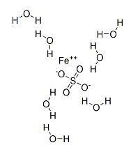 China Active Pharmaceutical Ingredients Ferrous Sulfate Heptahydrate CAS 7782-63-0 for sale
