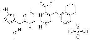 China Supply CEFQUINOME SULFATE cas no 118443-89-3 for sale