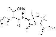 China Supply Ticarcillin disodium salt cas no 4697-14-7 for sale