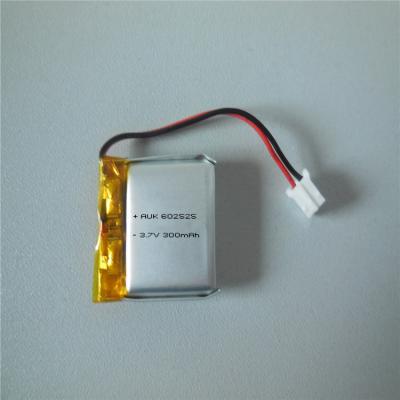 China OEM / ODM Lithium Lithium Ion Polymer Battery LiPo 3.7v 300mah for sale
