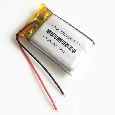 China Portable 3.7V 300mAh LiPo Battery 402530 602030 Battery For E-Books for sale
