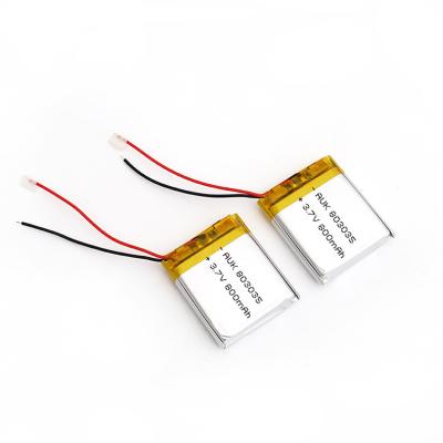 China Bateria de lítio polímero recarregável de 3,7 V 130 mAh 302030 402022 para vários dispositivos à venda