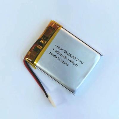 China 352530 Li-Polymer Battery 300mAh 3.7V For Smart Wearable Medical Devices, LED Lighting Fixtures, And Beauty Devices for sale