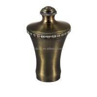 Quality Zinc Alloy Curtain Rod Finials for Metal Curtain Pole for sale