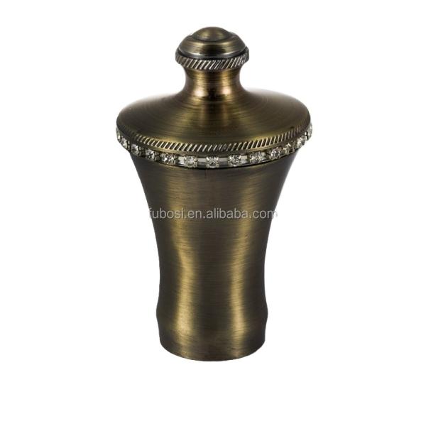 Quality Zinc Alloy Curtain Rod Finials for Metal Curtain Pole for sale