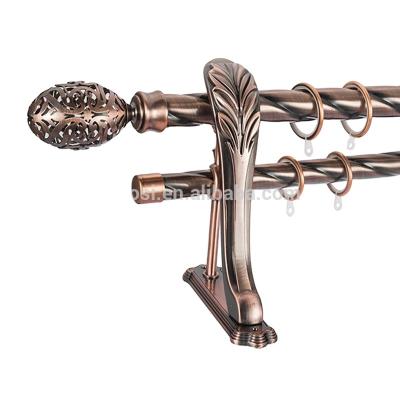 China High Quality Double Curtain Rod/ Shower Curtain Rod Finials for sale