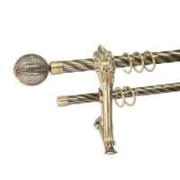 Quality Double Drapery Rod/ Adjustable Curtain Rod Brackets/ Curtain Hardware for sale