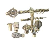 Quality Foshan Direct Manufacturer Double Curtain Rod / Metal Curtain Rod Bracket for sale