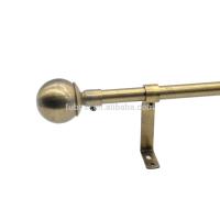 Quality Fashion High Quality Corner Window Curtain Rod/ Round Curtain Finials for sale