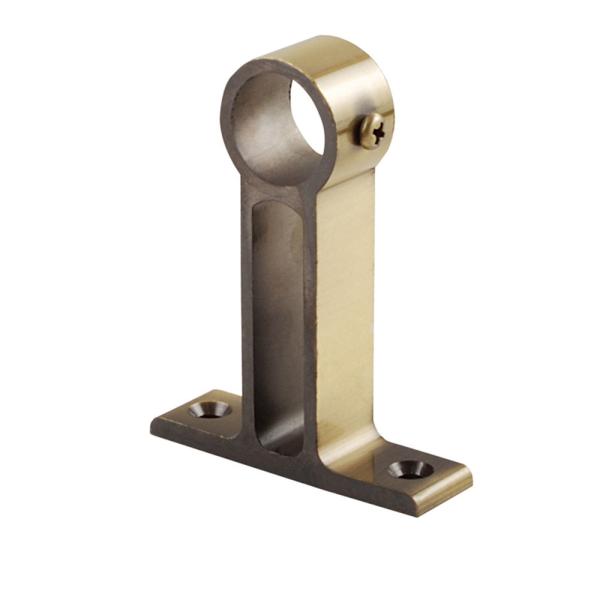 Quality Window Metal Single Curtain Rod Bracket/ Curtain Ceiling Bracket for sale
