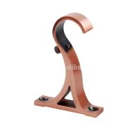 Quality Decorative Curtain Bracket/ Metal Curtain Rod Wall Brackets for sale