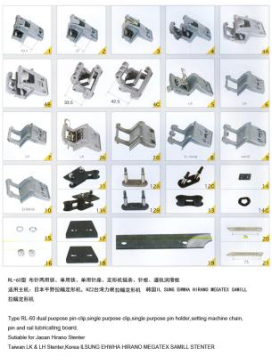 Cina Pezzi meccanici di Stenter di marca che mettono Pin-clip a macchina, clip, catena, rastrelliera che lubrifica bordo in vendita