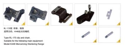 Cina La macchina di mercerizzazione di Stenter della gamma di tensione dei tessuti del modello K44B parte la clip, la catena, OEM del supporto di Pin in vendita
