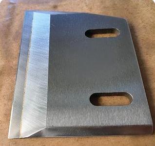 China Layering Machine trapezoid blade 100mm - 500mm Length Titanium Nitride Coating for sale