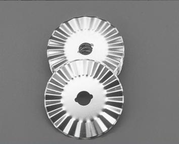 Quality Cutting Slicing Trimming Round Wavy Coulter Blades High Carbon Steel for sale