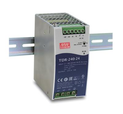 China 240W Three Phase TDR-240-24 Industrial DIN Rail Built In Active PFC for sale