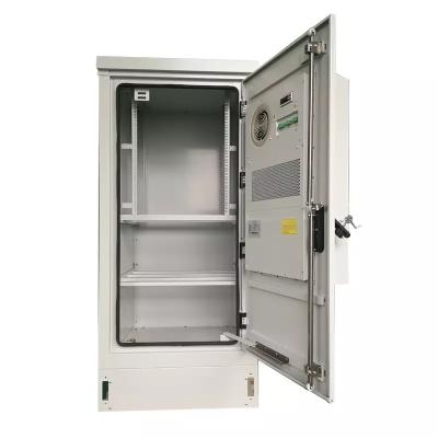 China IP55 19 Inch Light Grey Telecom Racks Cabinets Outdoor 27U 40U for sale