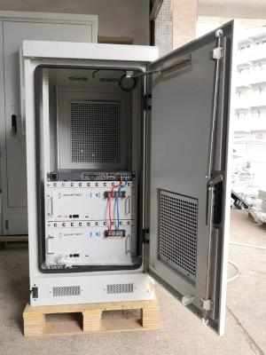 China IP55 1.2mm SPCC Weatherproof Telecom Enclosures 23U Front Opening for sale