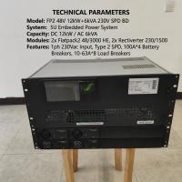 China Custom made 24Vdc 48Vdc 60Vdc 110Vdc 220Vdc Power System Eltek Flatpack2 2000W module 3000W module Smartpack 2 Controller for sale