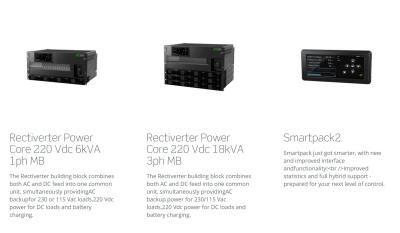 China Scalable Flatpack Power System Eltek Rectiverter 54KVA 220Vdc EN 60950-1 for sale