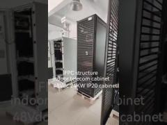 42U 室内電源システム 3 段階 400V 入力電圧 16KW 24KW リモート制御管理 LVLD BLVD