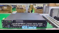 6KVA Modular Online UPS System for Telecom & Industrial Applications