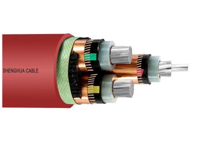 China 8.7/15kV medium voltage XLPE Insulated  Power cable copper wire screen conductor for sale