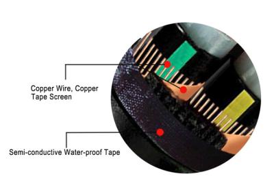 China Medium Voltage CU CTS XLPE Insulated Power Cable CE KEMA Certification for sale