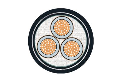 China MV HV Steel Tape Armoured Electrical Cable Wiring 1 Core / 3 Core for sale