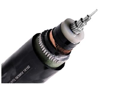 China Copper Wire Shield SWA Underground Al Armored Electrical Cable Single Core XLPE Insulation High Voltag for sale