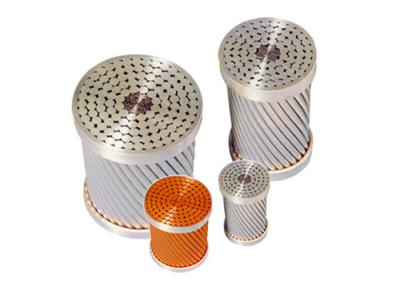 China Light Weight 12.4 Sq MM Bare Conductor , Durable ACSR Conductor Small Sag for sale